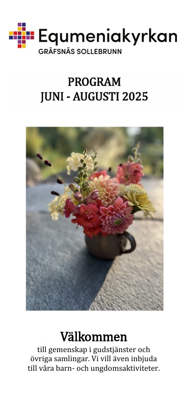 Programblad - Equmeniakyrkan Gräfsnäs Sollebrunn